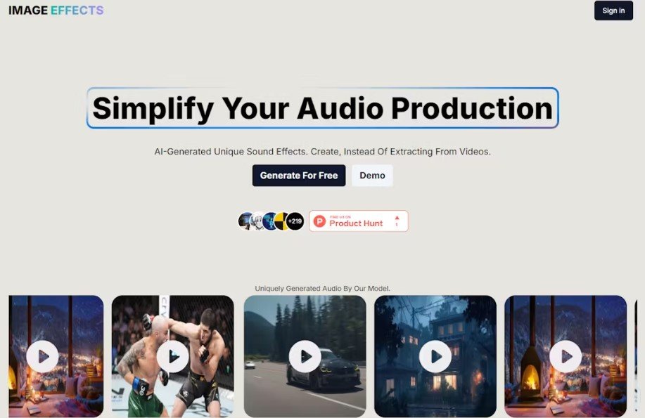 Image Effects - Simplify Audio Production: Generate Audio from Images & Text | Steemhunt